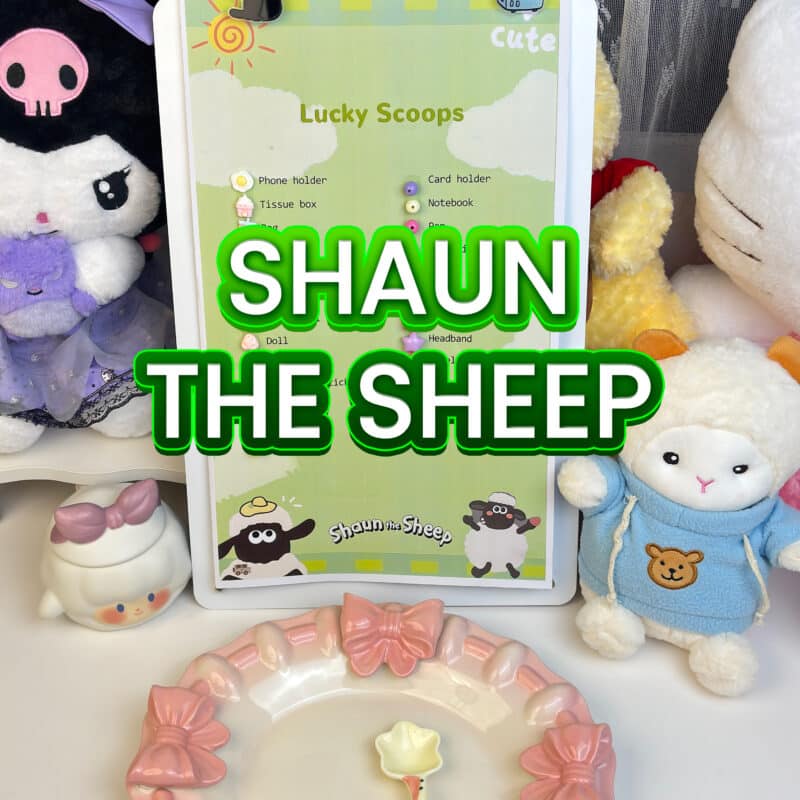 【Shaun the Sheep LUCKY SCOOPS】– Surprise Capsule Pack - cafebx.com
